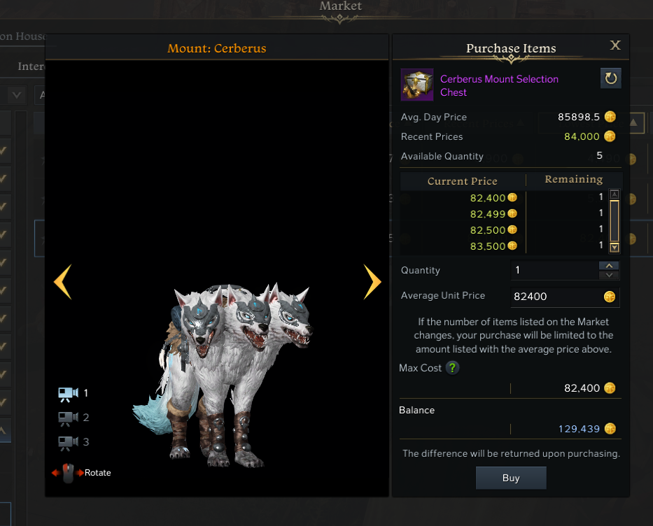 Cerberus Mount Selection Chest - Worth selling? : r/lostarkgame