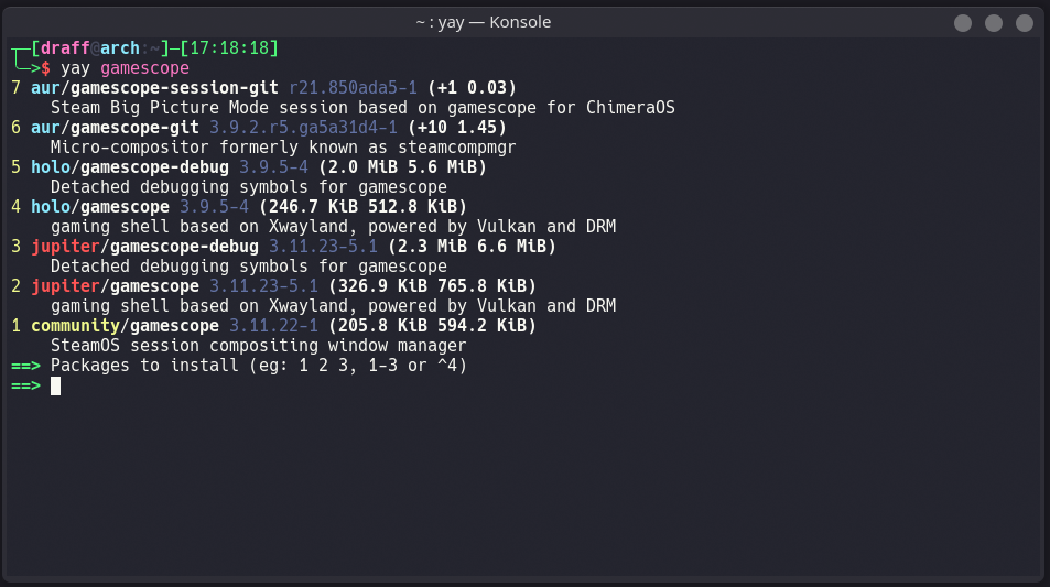 More tinkering with SteamOS 3 packages on Arch Linux : r/SteamOS